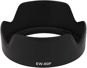Amazon | NinoLite EW-60F、EF-M18-150mm F3.5-6.3 IS STM 対応レンズフード、装着したままでもФ55mmフィルターやレンズキャップ取付可能 黒 ...