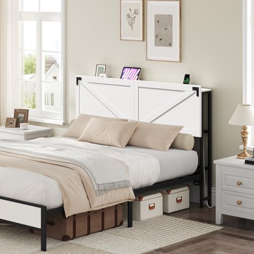 Amazon.com - MAHANCRIS Queen Size Headboard Only, Headboard with 2 ...
