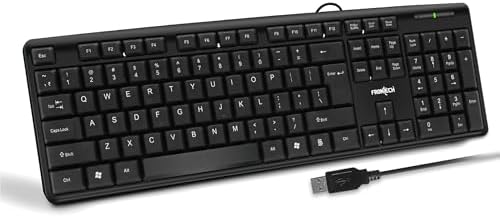 Amazon.in: Buy FRONTECH Wired Keyboard | Membrane Keys with Retractable ...