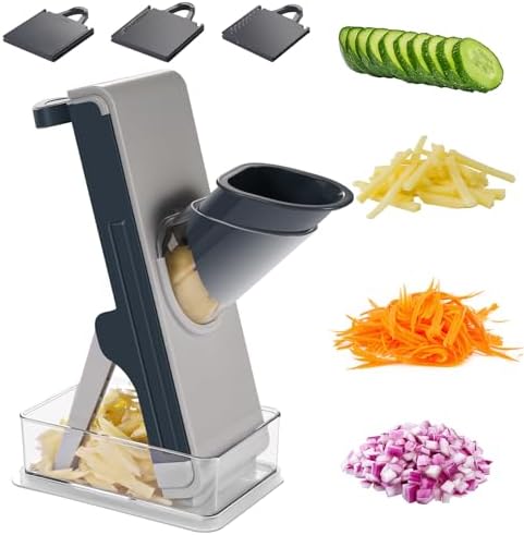 Safe mandoline slicer for kitchen, FEICO multifunctional vegetable ...