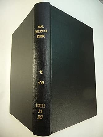 Israel Exploration Journal Volume 11 nos 1-4: Various: Amazon.com: Books