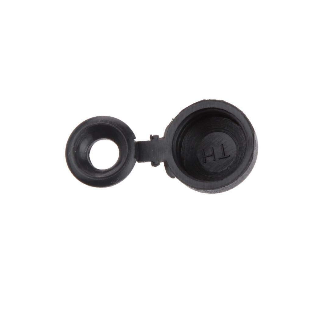 BIG BOOM® Pack of 100 Polypropylene Hinged Screw Cover Caps Washer Flip ...