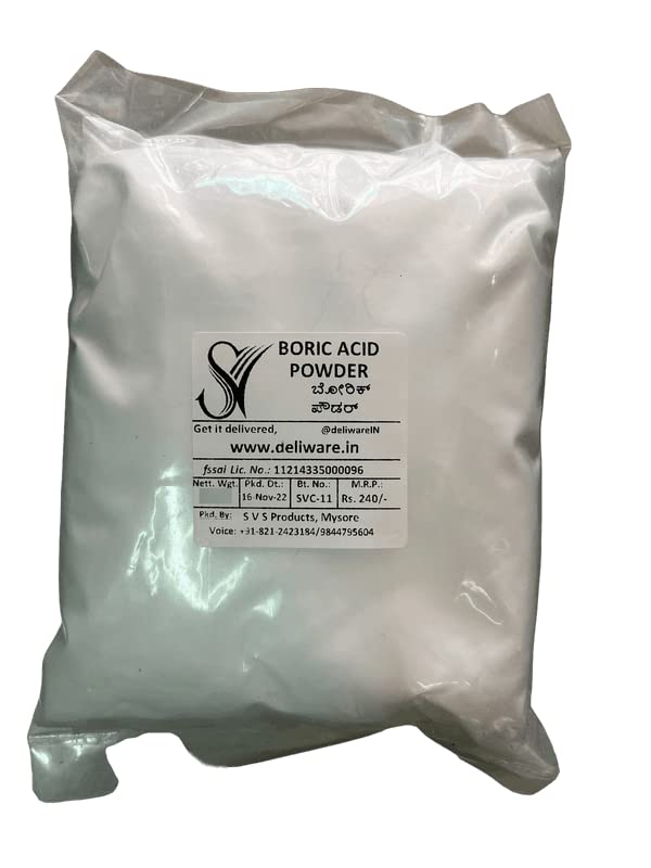 SVS., Boric Acid Powder | 100% Pure | A++ Grade | Multi-Purpose ...