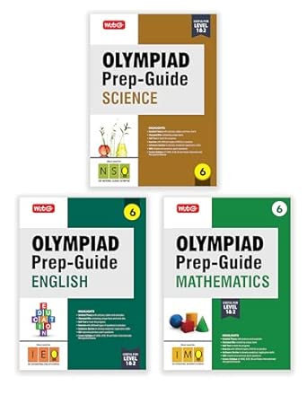 Buy MTG Olympiad Prep-Guide Class-6 Mathematics, Science & English (Set ...