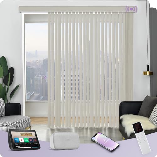 Amazon.com: Graywind Motorized Vertical Blinds Compatible with Alexa ...
