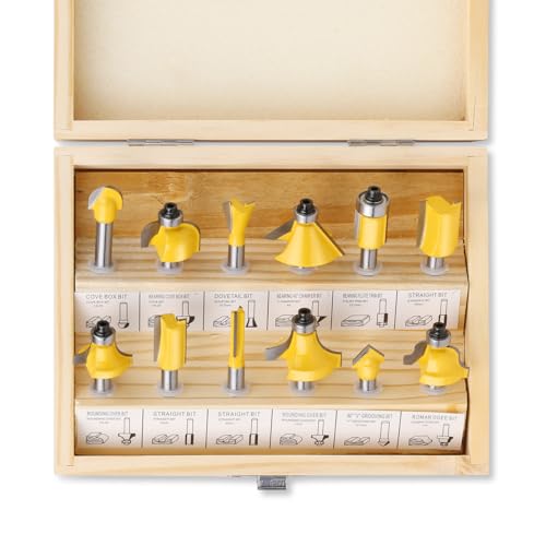 Top 10 Beginner Router Bit Set of 2022 - Katynel