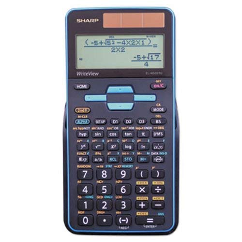 Amazon.com: Sharp El-W535Tgbbl Scientific Calculator, 16-Digit LCD ...