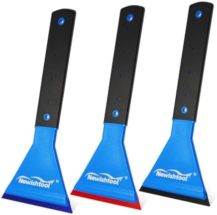 Amazon.com: NEWISHTOOL Window Tint Squeegee Rubber with Handle, 3 PCS ...
