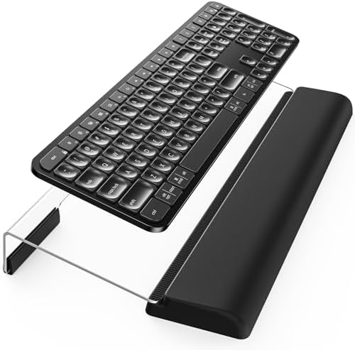 Amazon.com : Keyboard Stand with Wrist Rest for Easy Ergonomic Typing ...