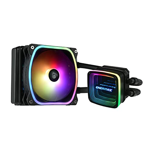 ENERMAX AQUAFUSION ADV ARGB 120 AIO Liquid CPU Cooler – Dual Chamber ...