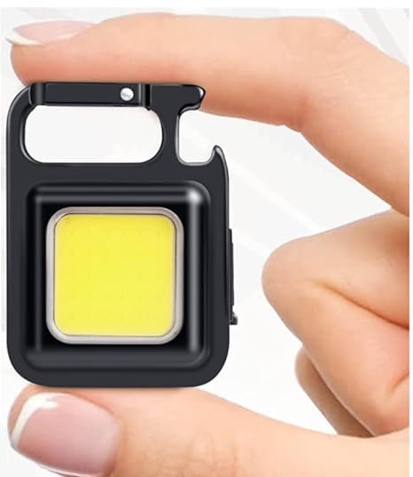 Keychain LED Light 2-Hours Battery Life with Bottle Opener, Magnetic ...