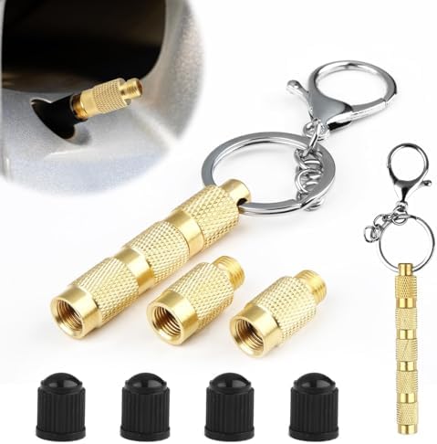 Amazon.com: Universal Tire Deflator, 4 in 1 Brass Air Down Tire ...