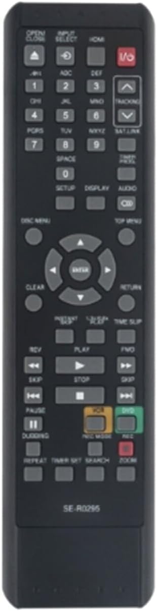 Amazon.com: SE-R0295 Remote Control Compatible with Toshiba DVD VCR ...