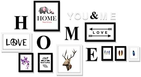 PAPER PLANE DESIGN PPD Picture frame set with Home Letters Wildlife ...