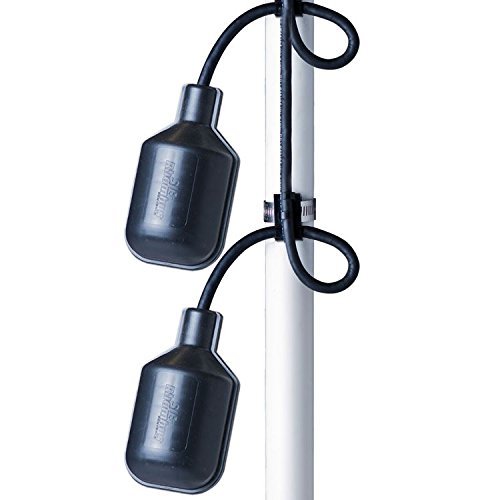 SJE Rhombus 1017657 Double Float Master Pump Switch Down with Plug, 15 ...