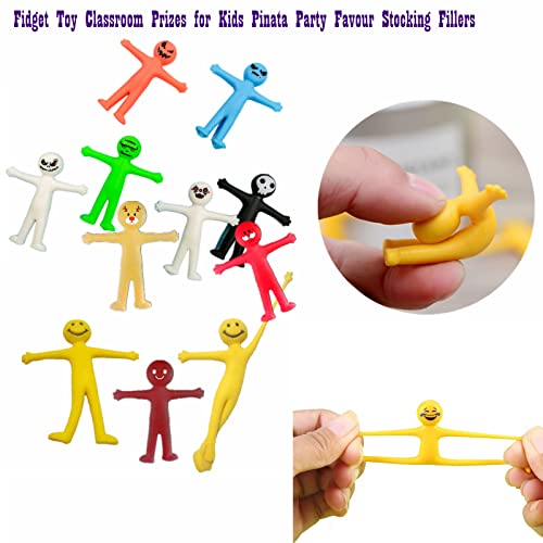 30P Christmas Yellow Smiley Stretchy Men Party Bag Fillers for kids ...