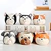 Amazon.com: ETAKISH Dog Planter Pots - 6 Pack Ceramic Succulent Pots ...