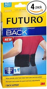 Amazon.com: Futuro Adjustable Back Support - Each, Pack of 4 ...