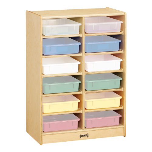 Amazon.com: Baltic Birch Paper Tray Cubby Unit - 12 Cubbies w/ : Office ...