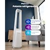 Pro Breeze 40" Quiet Bladeless Tower Fan with 6 Speeds and Remote ...