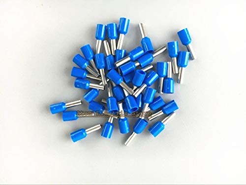 Davitu 1000pcs E1012 1mm2 18 AWG Wire Cord End Pre-insulated Terminals ...