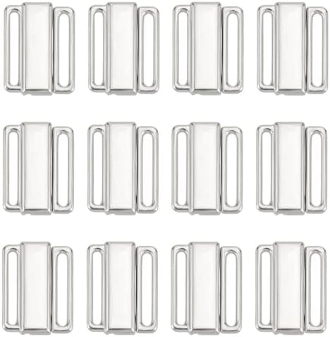 GOMAKERER 20 Pcs Metal Bra Front Clasps, Bikini Closure Connectors ...