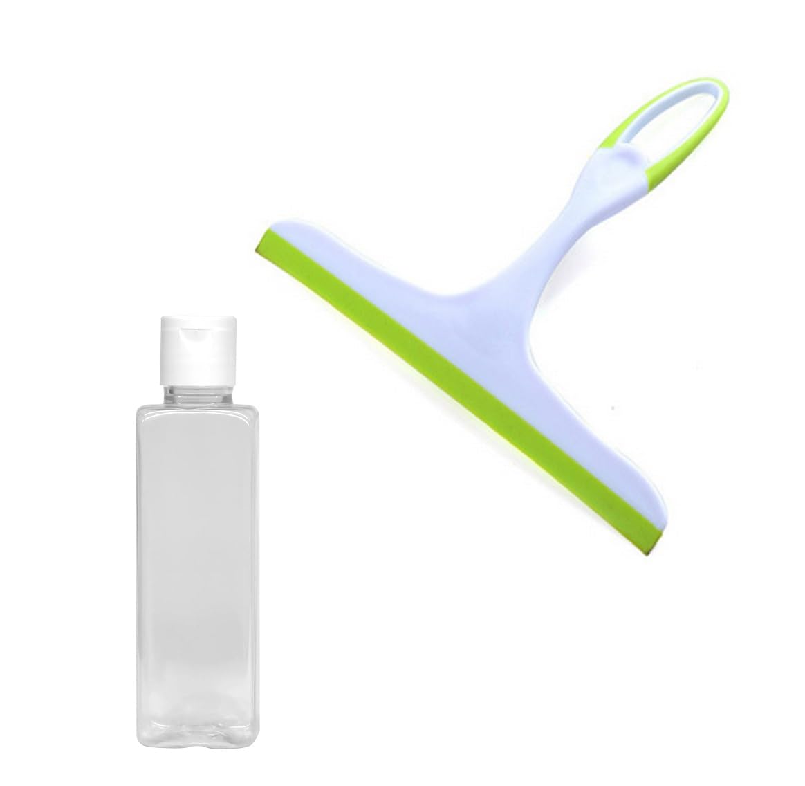 Airtick Combo of Glass Cleaning Wiper with Refillable 100 Ml Small Leak ...