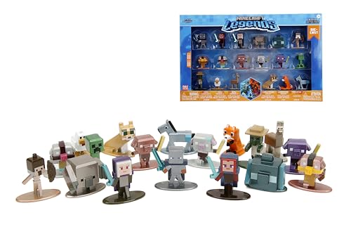 Snapklik.com : Minecraft Legends 1.65" 18-Pack Die-Cast Figures Nano ...