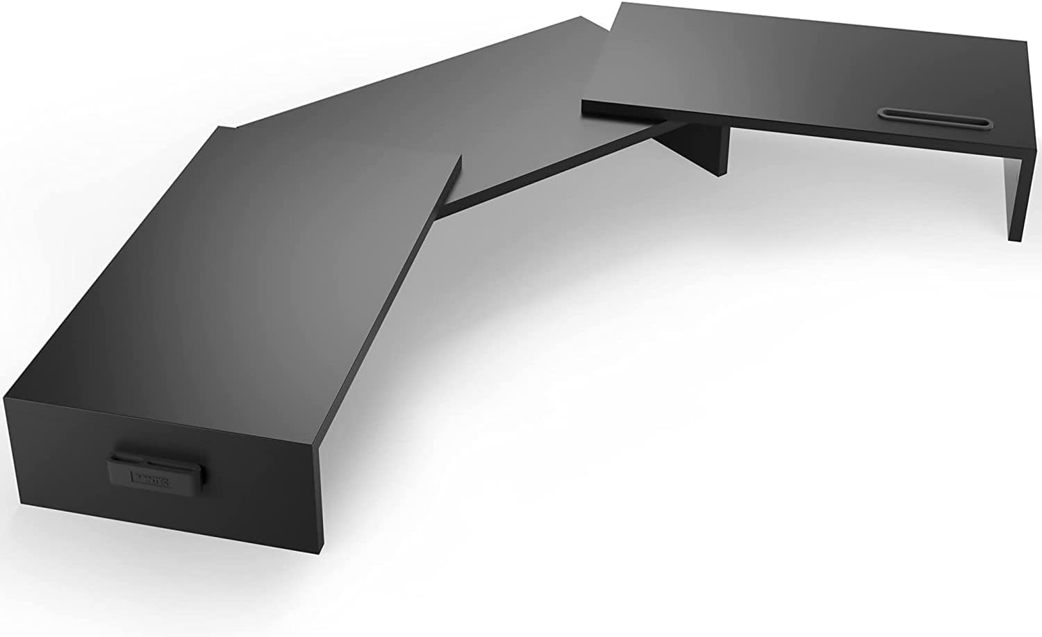 FITUEYES Supporto Monitor Supporto per Monitor in Legno con 2 Supporti ...