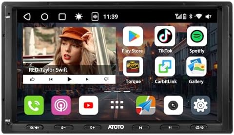 ATOTO S8 8-Core 7" Double Din Android Car Stereo, Wireless Android Auto & Wireless CarPlay, 4G ...