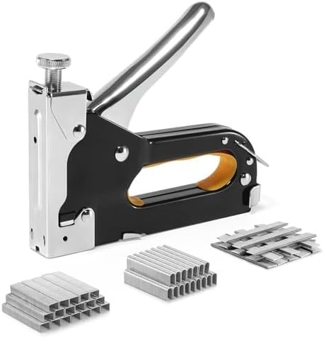 Stapler Gun | Heavy Duty Staple Gun Tacker with Staple Nails | 3 in 1 ...