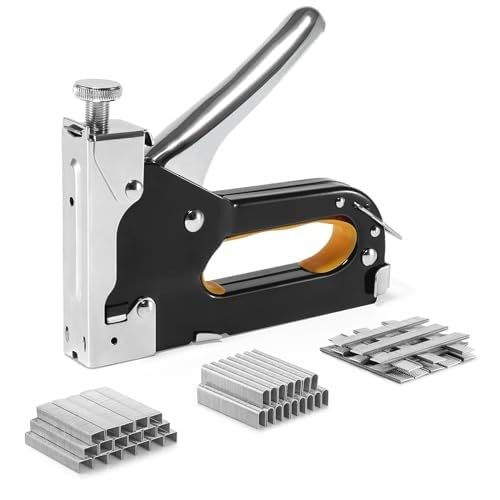 Stapler Gun | Heavy Duty Staple Gun Tacker with Staple Nails | 3 in 1 ...