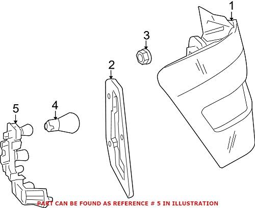 Amazon.com: Genuine OEM Tail Light Socket for Mercedes 2048202077 ...