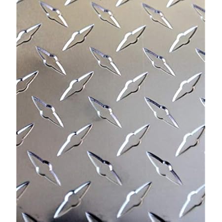 Amazon.com: Embossed Aluminum Diamond Plate .025 x 48" x 96" - 1PC ...