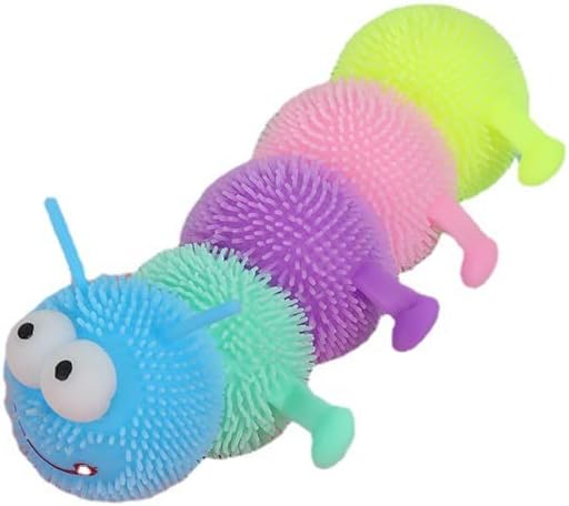 Fidget Slug Toy 3D Printed Articulated Slug Fidget Toy Funny Flexible ...