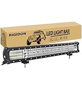 RIGIDON 2PCS 15W LED Light Bar 4Inch Slim Light Bar Single Row ...