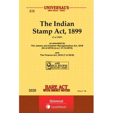 The Indian Stamp Act 1899 Bare act with short notes : Amazon.in: Books