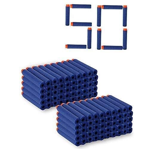 ZANY BRAINY Blue Foam Dart Bullets Compatible with Nurf N Strike Elite ...