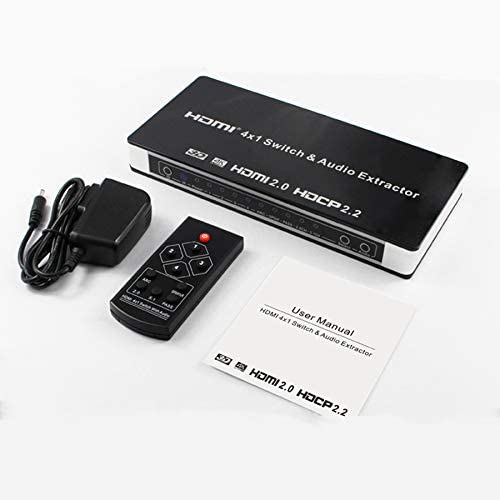 Buy atdaraz HDMI 2.0 4x1 Switch Switches Swither 4K with Audio ...