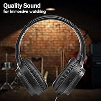 Amazon.com: Extra Long Cord Headphones for TV & PC with Volume Control ...