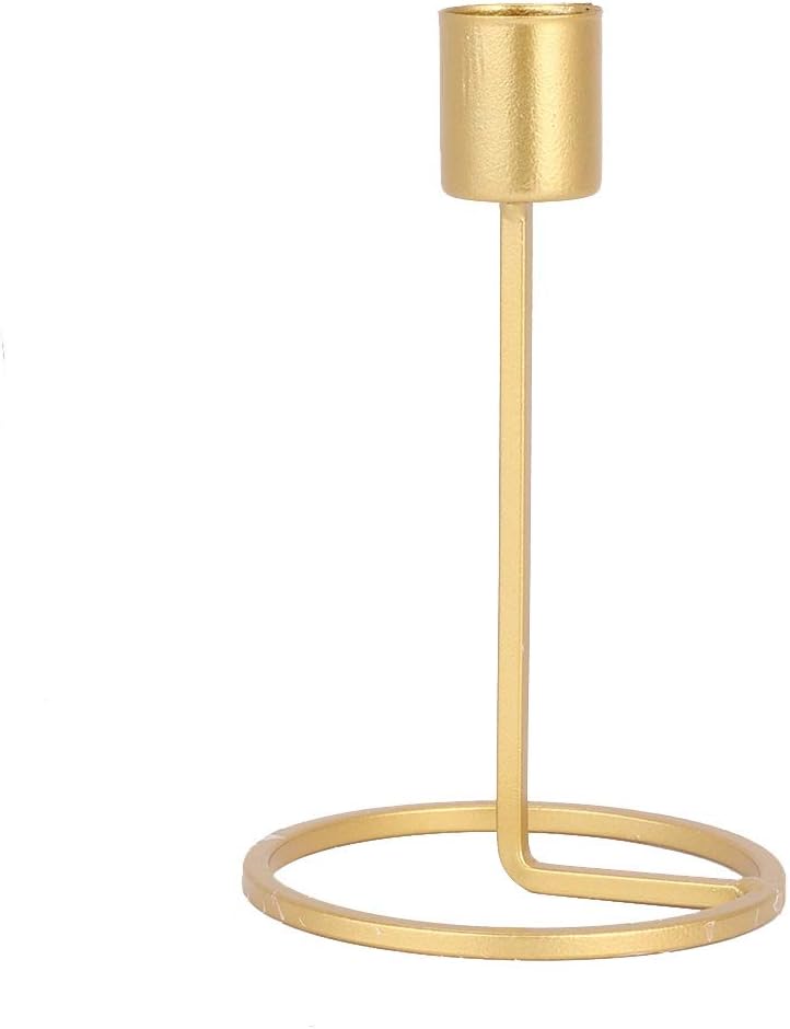 Amazon.com: Candle Holders, European Style Iron Candlestick Holders ...