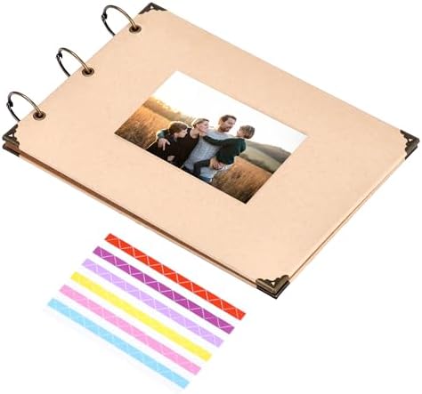 Amazon.com: Craftopia Spiral Bound Scrapbook Photo Album - 8x6-Inch ...