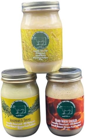 Amazon.com: All natural flavored and unflavored tallow : Grocery ...