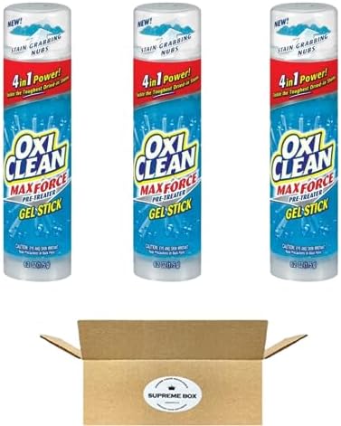 Amazon.com: OxiClean MaxForce Gel Stick, Pack of 1, 6.2 ounce : Health ...