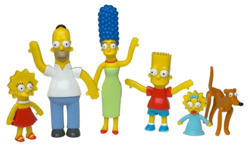 Buy The Simpsons Bendable-Poseable Limited Edition 6-Piece Collectible ...