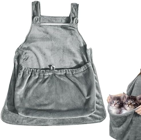 Cat Carrier Apron Cat Sling, Furry Pet Sling Carrier for Cats ...