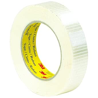 BOX USA BT9158959 Clear 3M 8959 Bi-Directional Strapping Tape, 55" yd ...