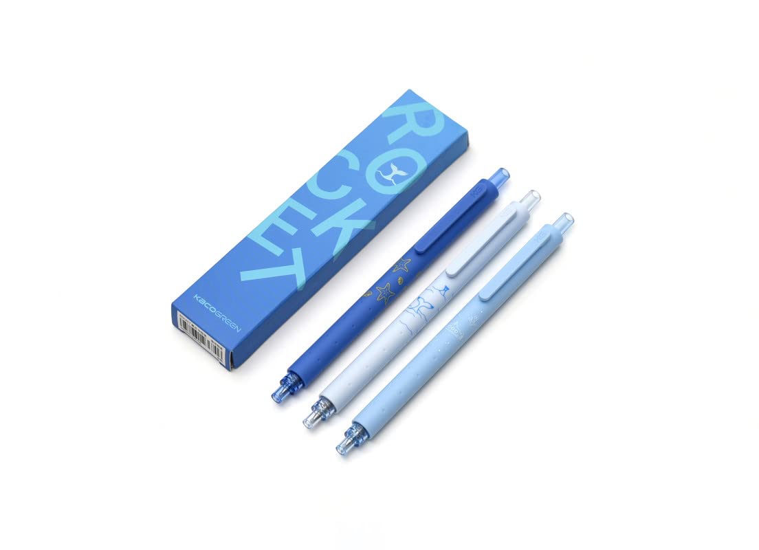 KaCo ROCKET Marine Gel Pen - Pack of 3 - Black Ink : Amazon.in: Office ...