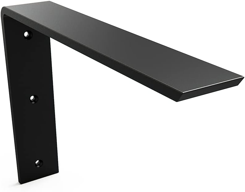 Amazon.com: Iron Supports Front Mount L Bracket - Heavy Duty Steel ...