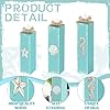 Amazon.com: Seeloowy 3 Pcs Summer Beach Table Block Sign Ocean Tiered ...